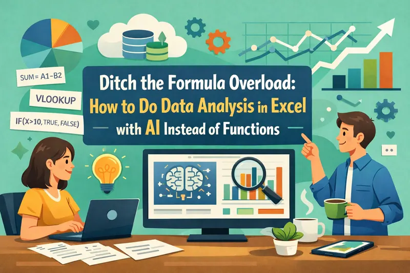 Ditch the Formula Overload: How to Do Data Analysis in Excel with AI Instead of Functions ...