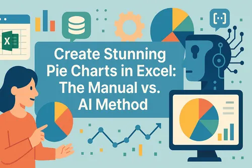 Create Stunning Pie Charts in Excel: The Manual vs. AI Method - Excelmatic
