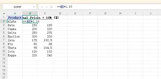How to Add 10 Percent to a Number in Excel - Excelmatic