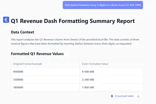 How to Add a Dash Between Numbers in an Excel Formula - Excelmatic