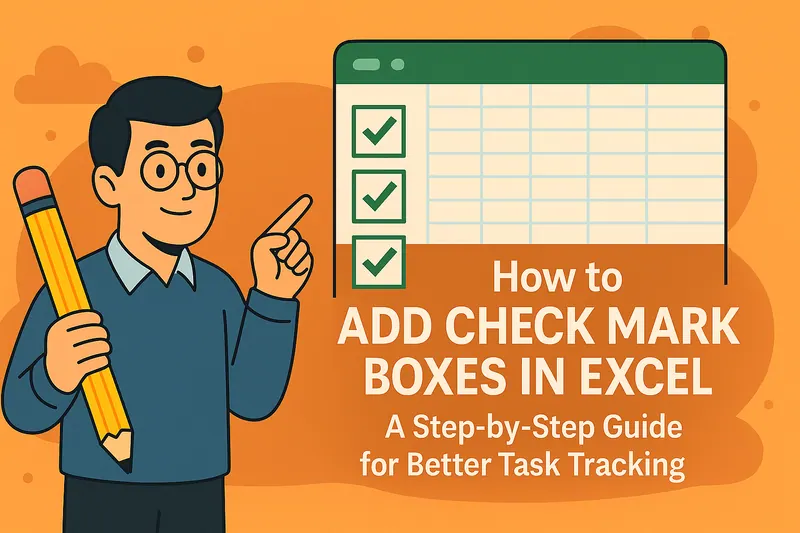 How to Add Check Mark Boxes in Excel: A Step-by-Step Guide for Better ...