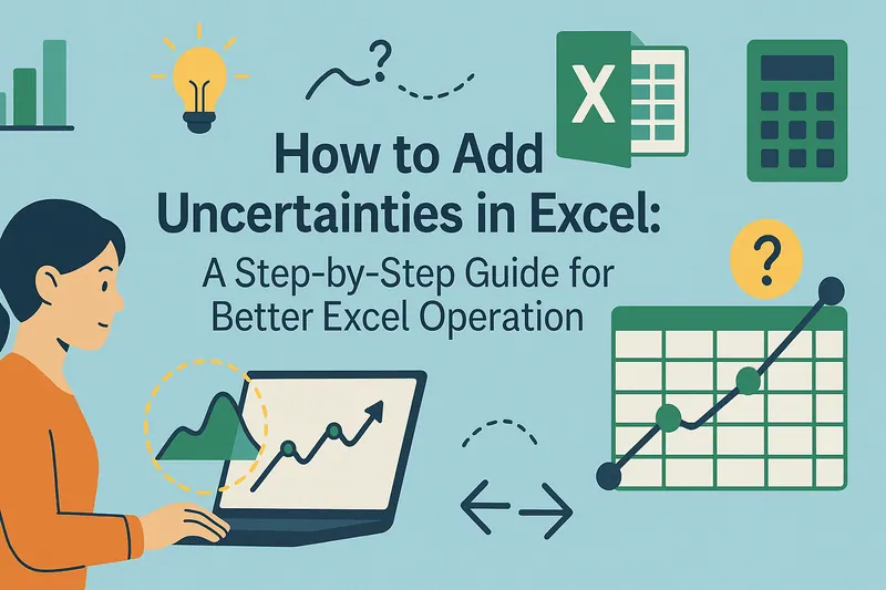 How to Add Uncertainties in Excel: A Step-by-Step Guide for Better ...