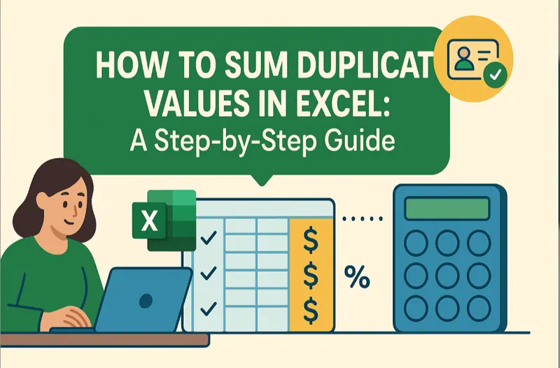How to Sum Duplicate Values in Excel: A Step-by-Step Guide - Excelmatic